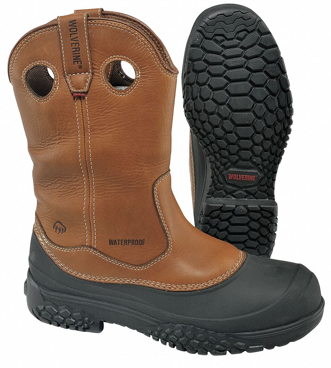 12, EW, Men's, Brown, Steel Toe Type, 1 PR - Grainger