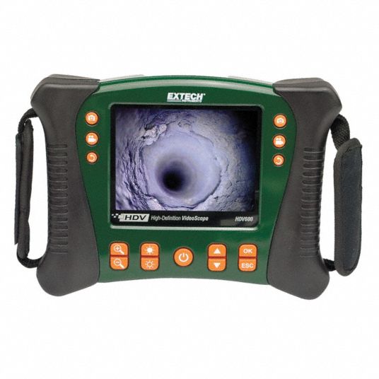 EXTECH, 640 x 480, Video Recording/Voice Annotation, Videoscope - 6RAX5 ...
