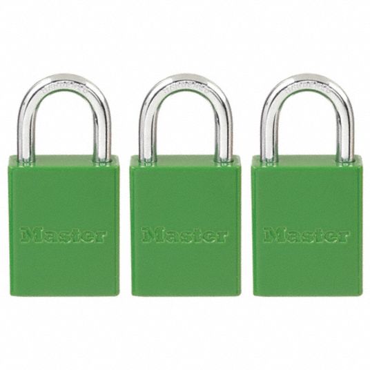 MASTER LOCK, Aluminum, Std Body Body Size, Lockout Padlock - 6REL4 ...