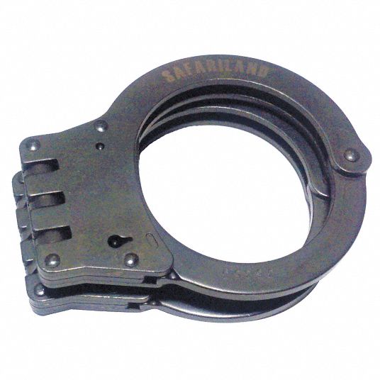 Standard Hinge Handcuffs-Black - Grainger