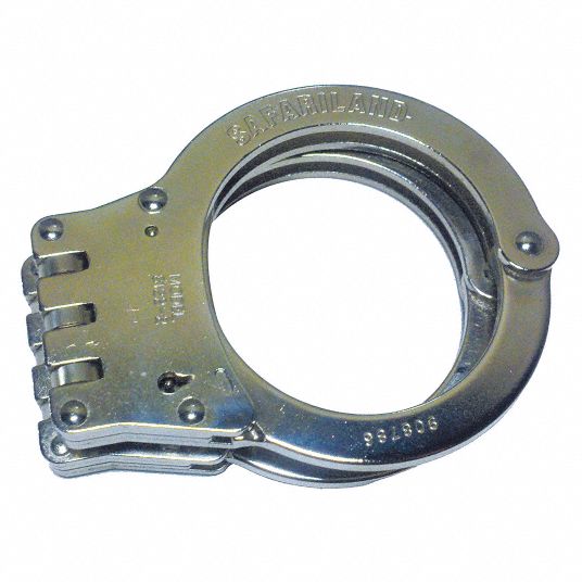 Standard Hinge Handcuffs-Nickel - Grainger