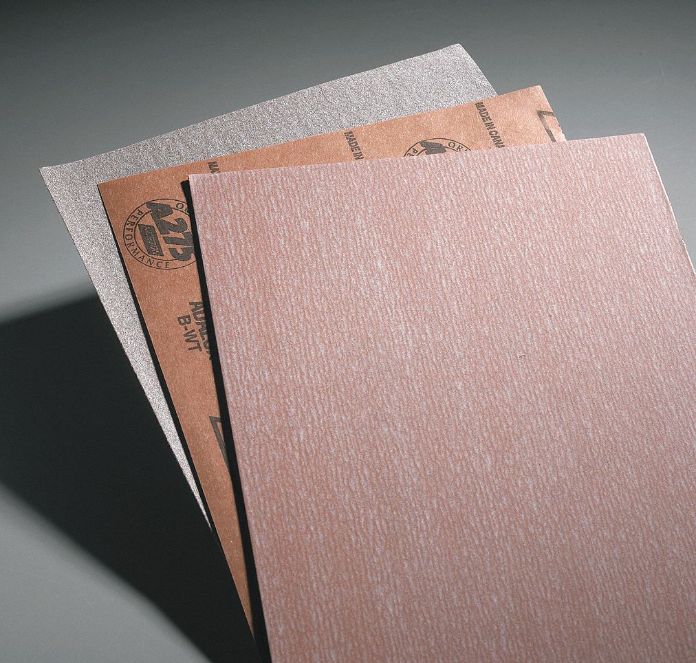 Sanding Sheet, P100 Grit, Aluminum Oxide, 17 1/2 in Length, 2 3/4 in ...