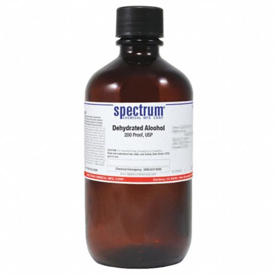 USP, 1 L, Dehydrated Alcohol - 6RFN3|ET107-1LTGL - Grainger
