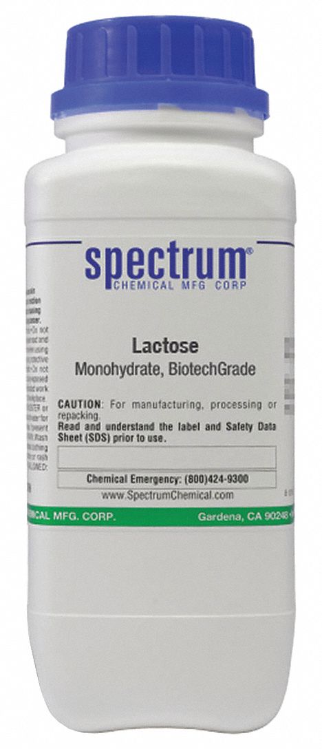 Lab, 500 g, Lactose - Monohydrate - 6RJC8|L1037-500GM - Grainger