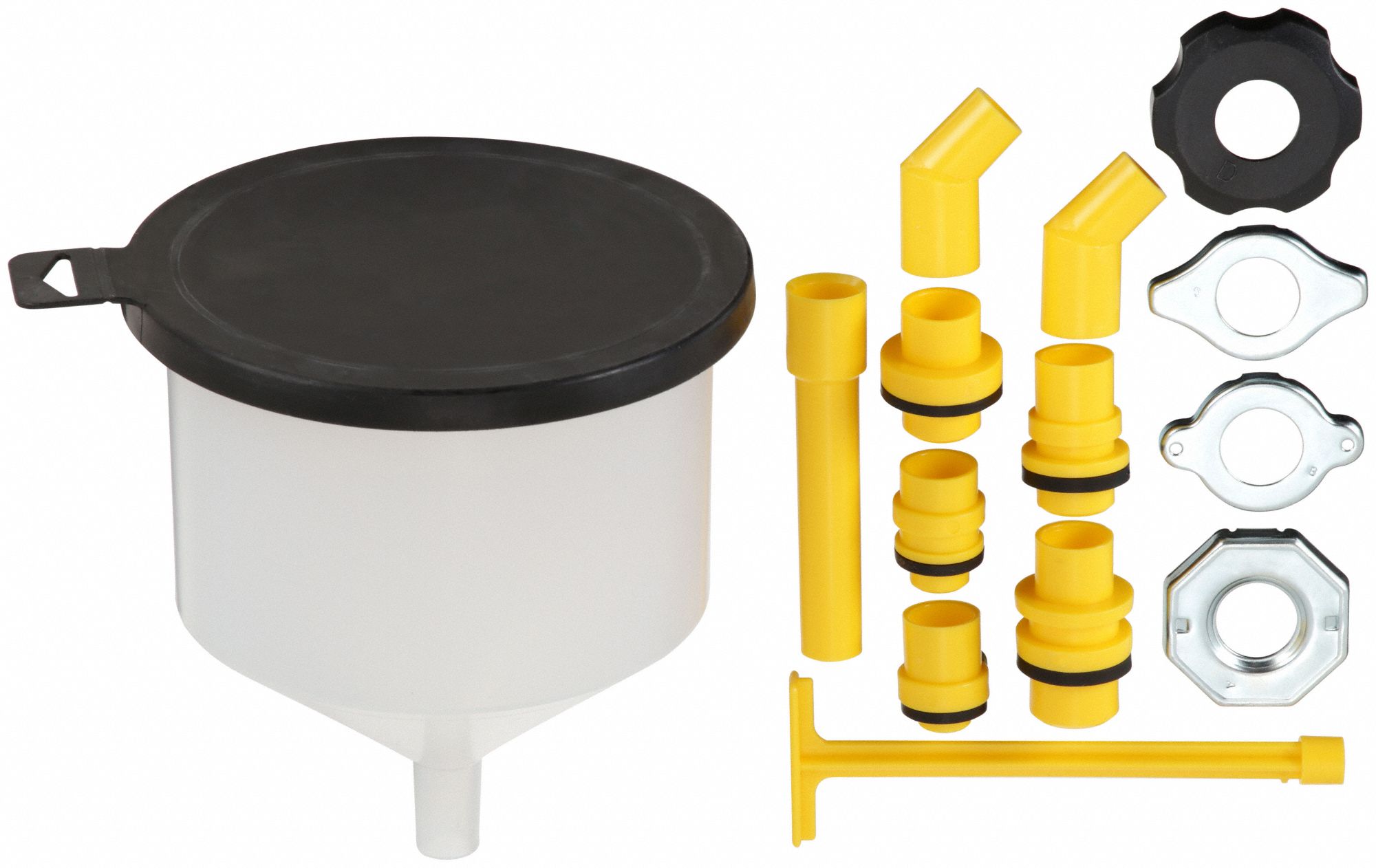 ABS, 64 fl oz Fluid Capacity, Spill Free Funnel Set - 6RKV6|JFF160 ...