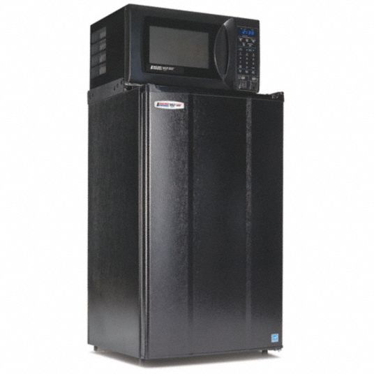 MICROFRIDGE, 3.6 cu ft Total Capacity, Black, Refrigerator, Ice ...