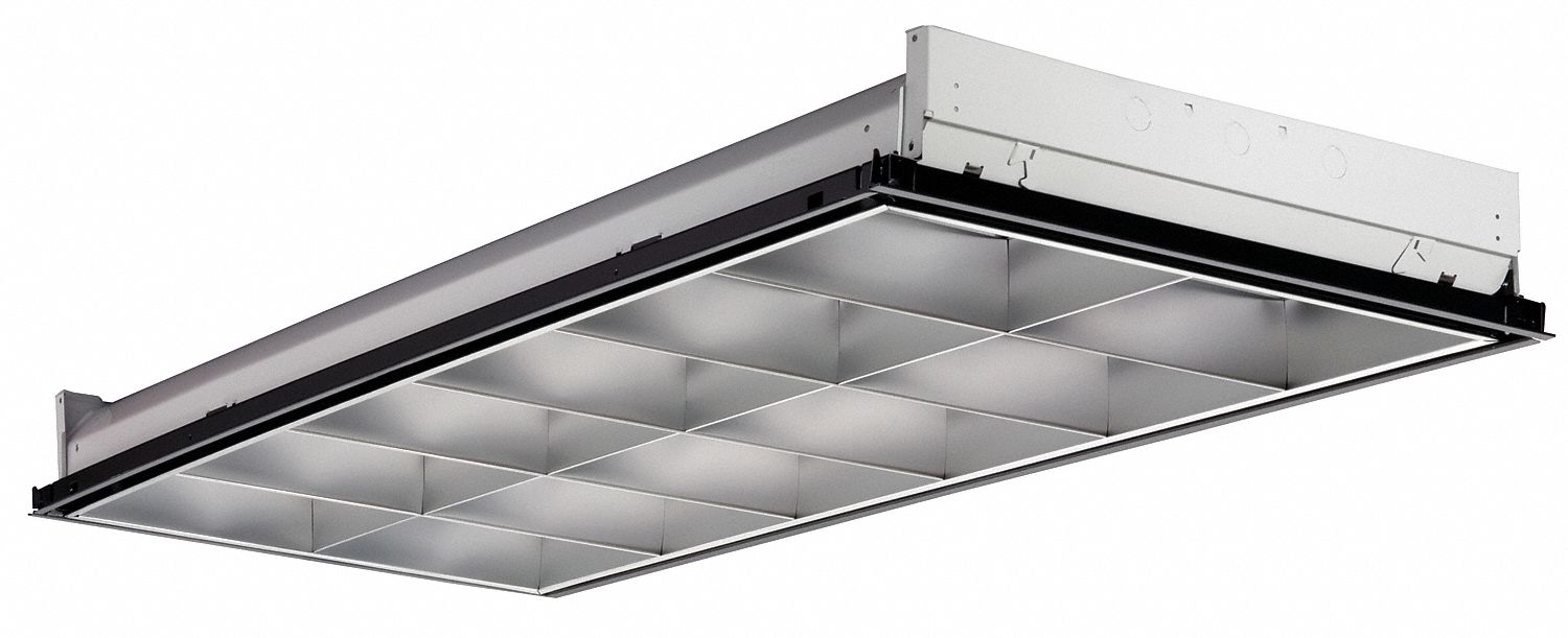 LITHONIA LIGHTING Recessed Troffer, F32T8, 56W, 120-277V - 6RPZ2|2PM3N G B 2 32 12LD MVOLT GEUS ...