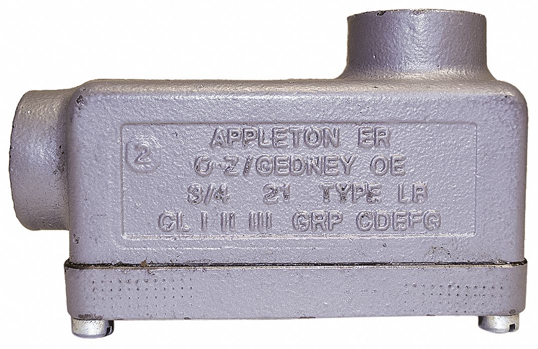 APPLETON ELECTRIC Conduit Outlet Body: Iron, Triple Coat Epoxy Coating ...