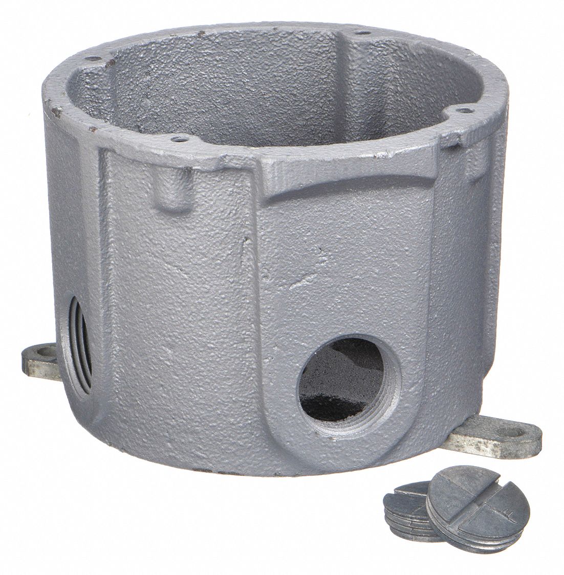 Iron, 1/2 in Trade Size, Conduit Outlet Body - 6RUN2|JBDX-50L - Grainger