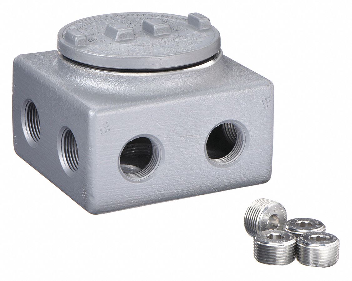 Aluminum, Powder Coated, Conduit Outlet Body - 6RVG5|GRSSA75 - Grainger