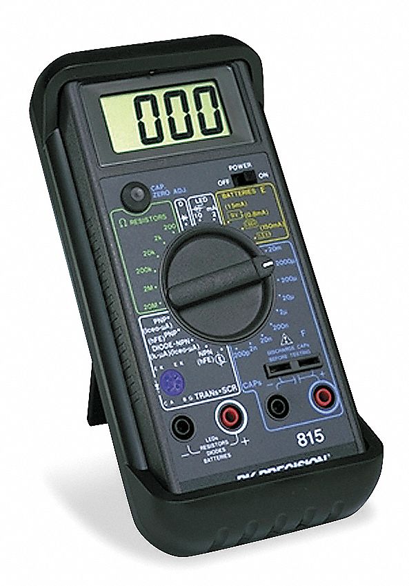 B&K PRECISION, Handheld Capacitance Meter Meter, 20 mF Capacitance ...