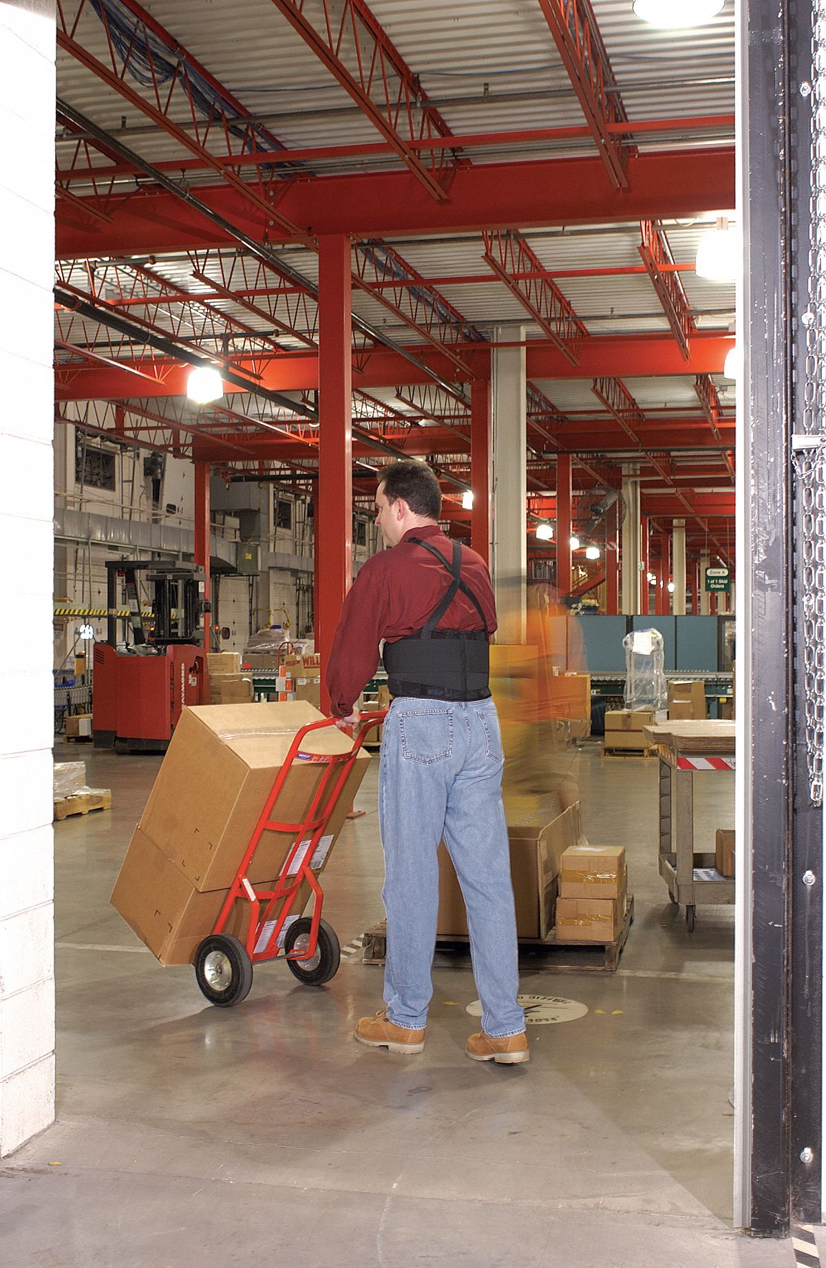 CONDOR Back Support with Stay: XL Back Support Size, 8 1/2 in Wd, 38 in ...