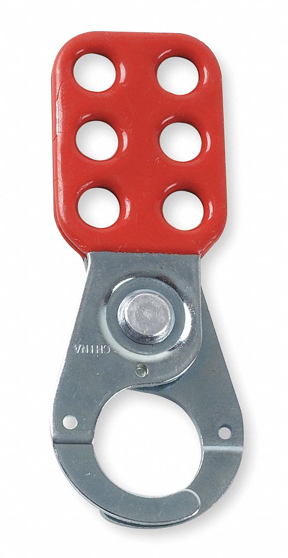BRADY Lockout Hasp, Scissor-Action Lockout Hasp Style, Steel - 6T767 ...