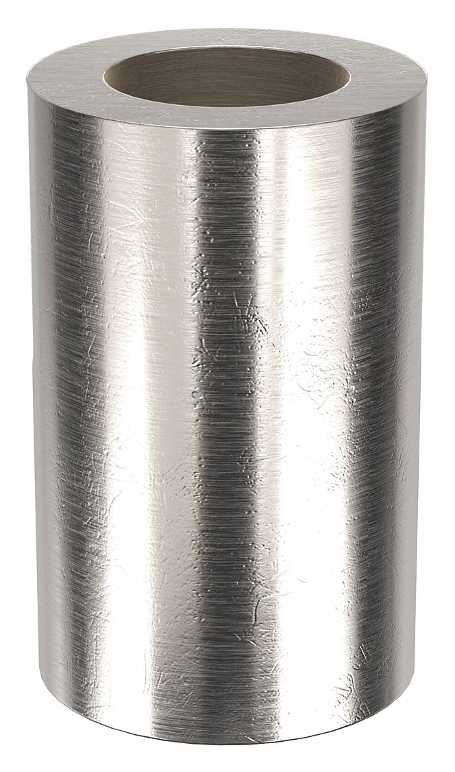 Round, Spacer, Aluminum, 5/16 in Outside Dia., PK 10 - Grainger
