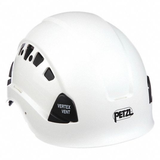 PETZL, 6-3/8 to 7-7/8 Fits Hat Size, White, Rescue Helmet - 6TEJ2 ...