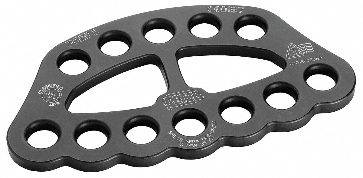 PETZL Large Rigging Plate, Aluminum - 6TET0|P63 LN - Grainger