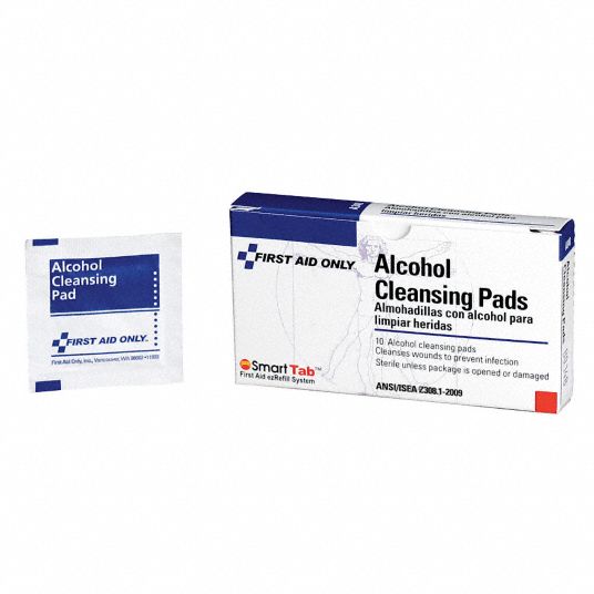 FIRST AID ONLY, Alcohol Wipes - 6TEW3|A340-GR - Grainger