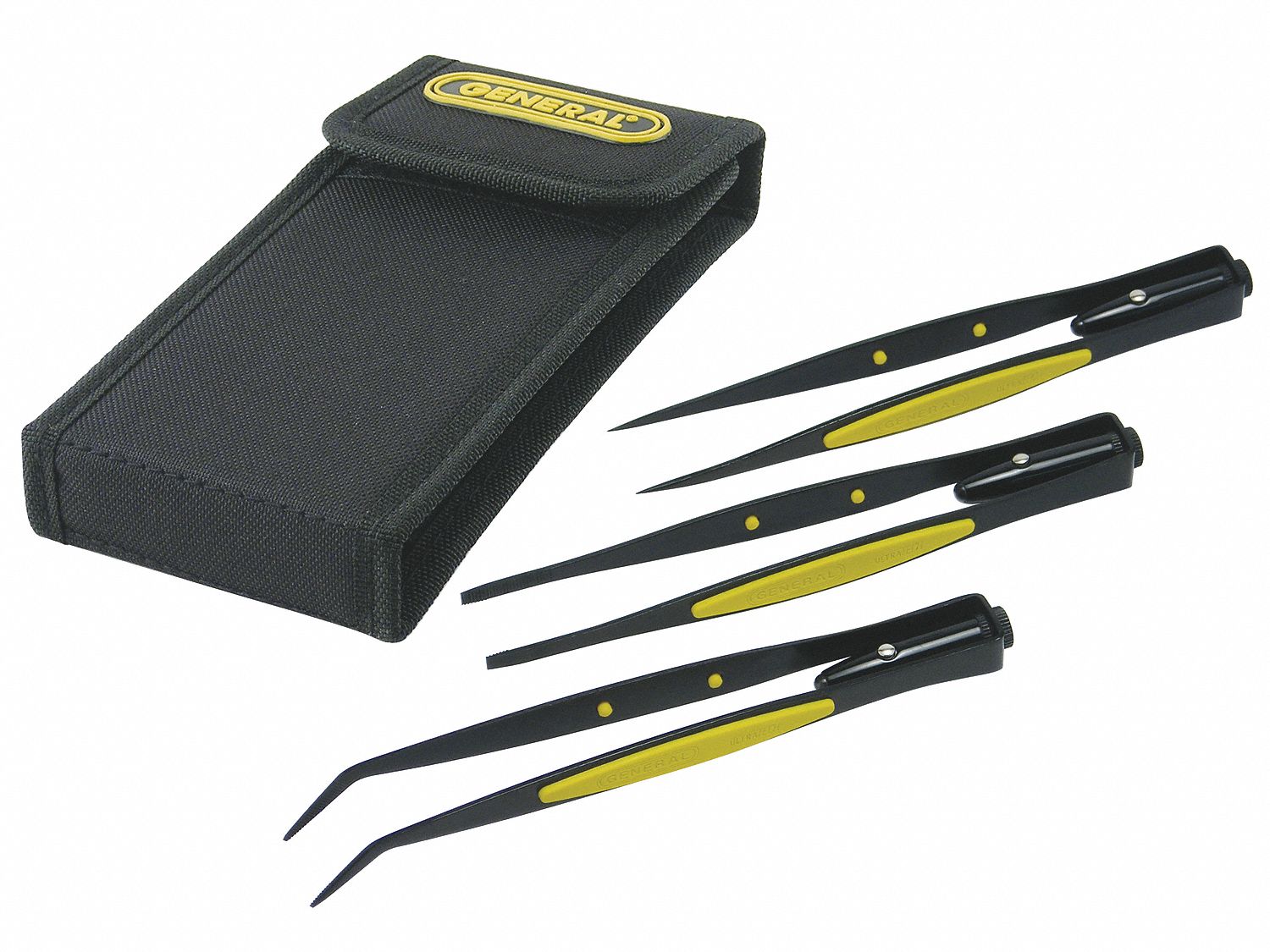 Tweezer Setledsteelblack3 Pcs Grainger