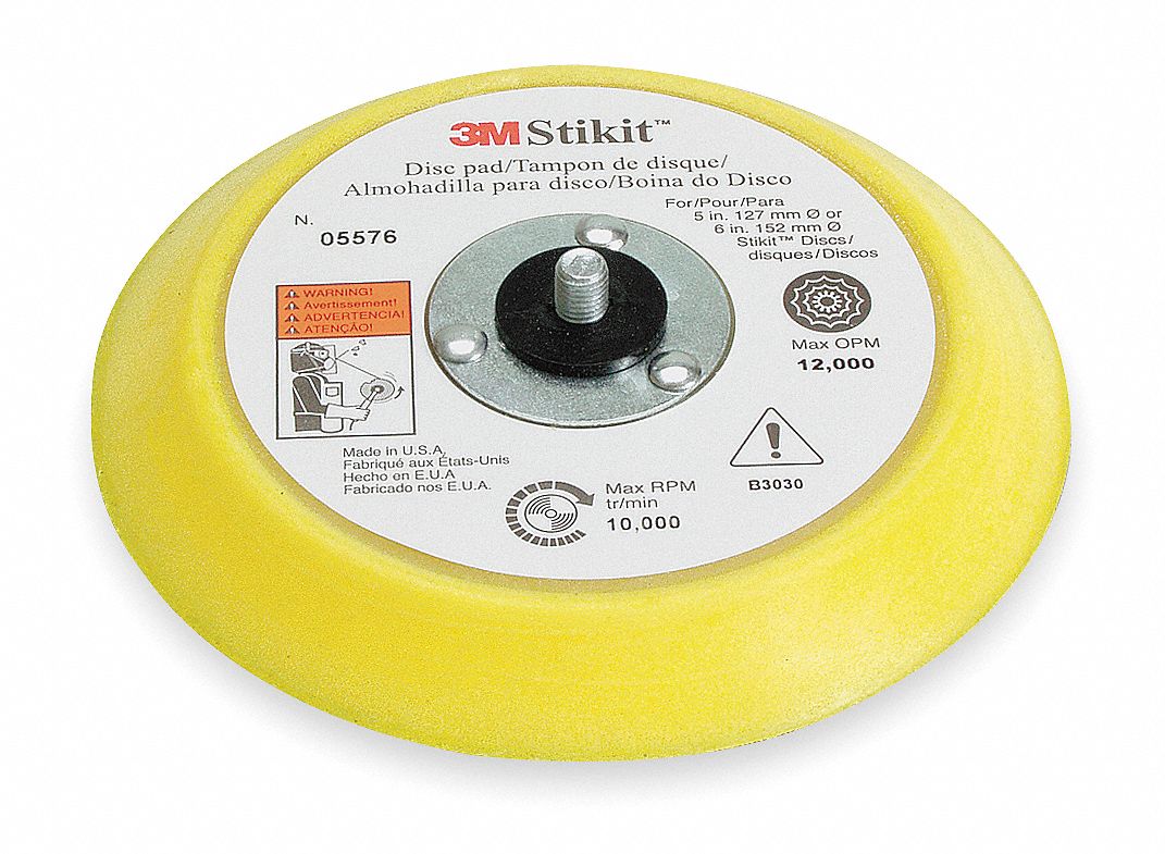 Disc Pad,6 In Dia - Grainger