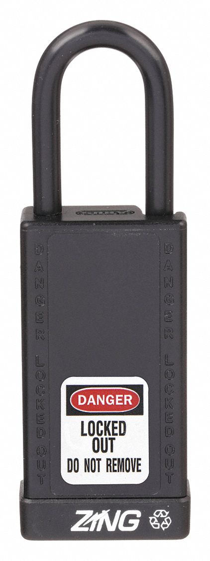 ZING, Keyed Different, Aluminum, Lockout Padlock - 6TMH7|7076 - Grainger