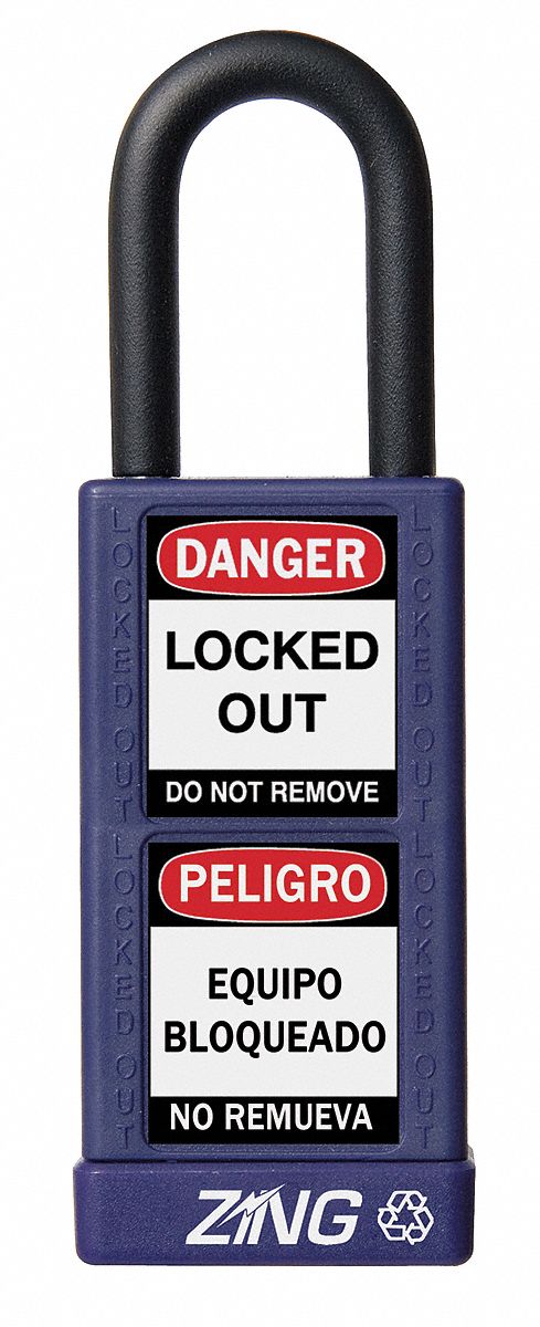ZING, Keyed Alike, Aluminum, Lockout Padlock - 6TMJ2|7081 - Grainger