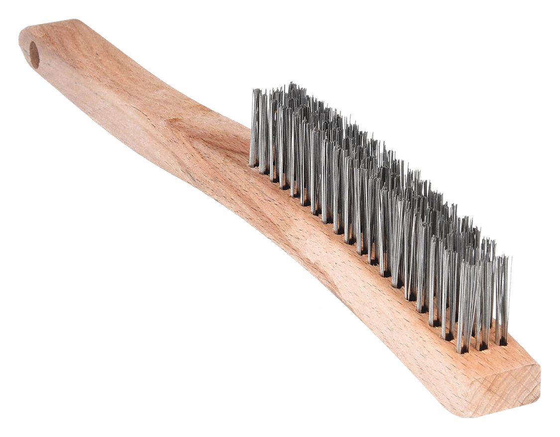 DEWALT, Curved Handle, Stainless Steel, Scratch Brush - 6TNH2|DW49704 ...