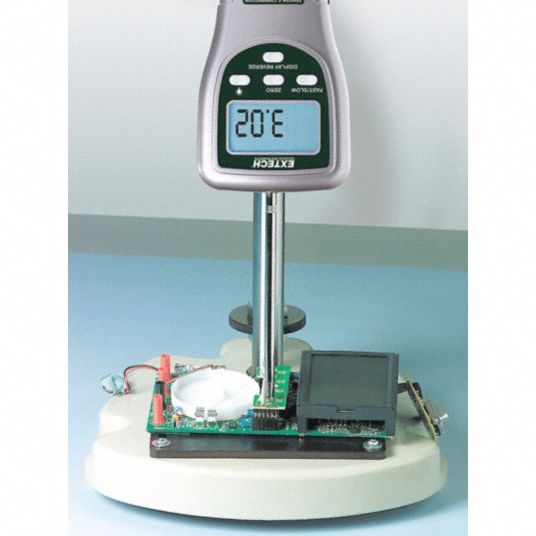 EXTECH, 5,000 g-force Max Force Measured, Std, Digital Force Gauge ...