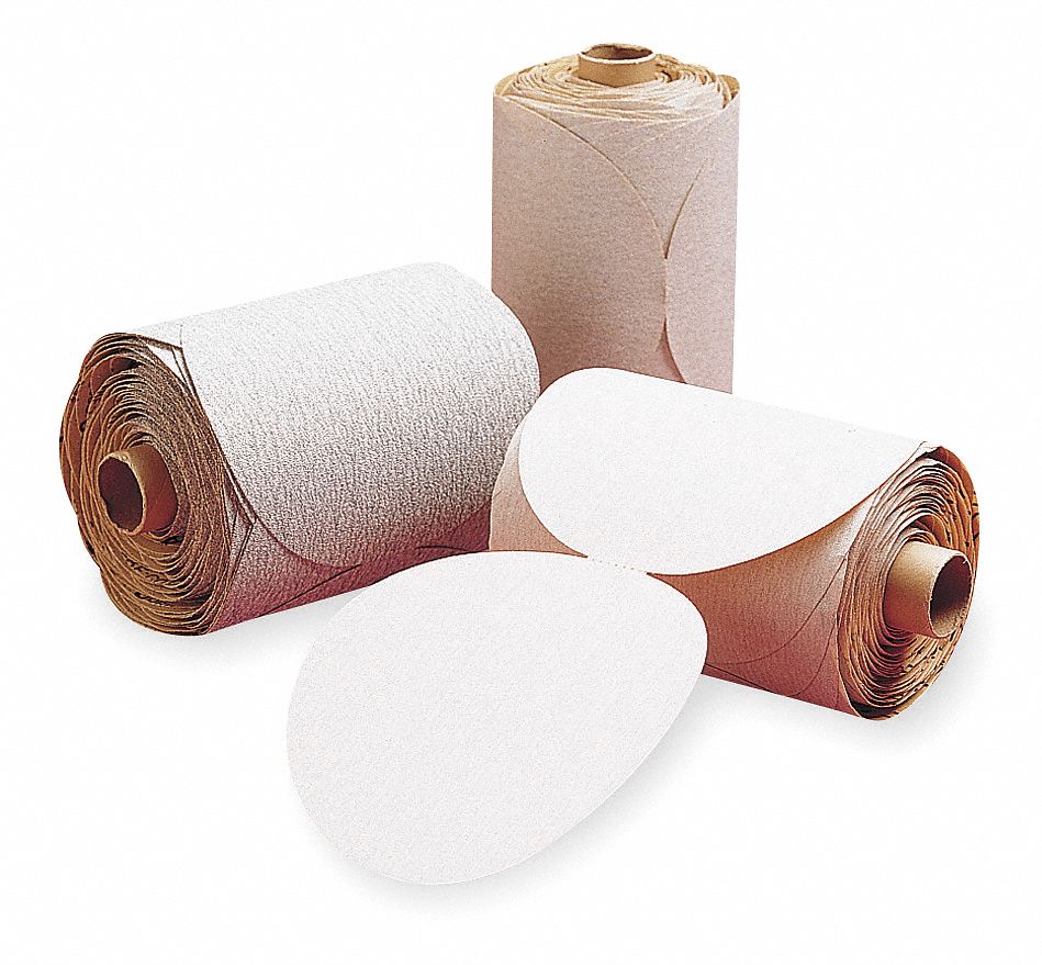 PSA Sanding Disc Roll, Non-Vacuum, PK 250 - Grainger