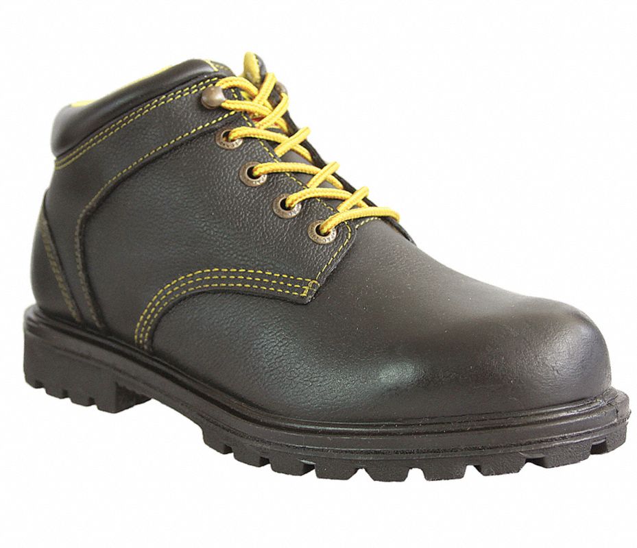 TEN-PAC Zapato Industrial con puntera de Acero Negro Talla 7 - 6TVM3 ...