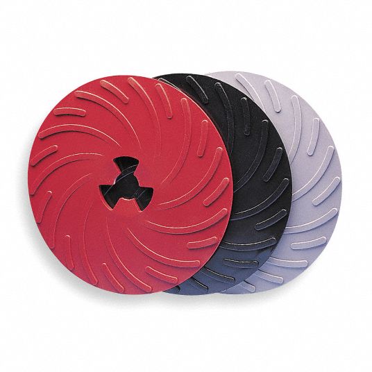 3M, 7 in Dia, 7/8 in Mounting Size, Disc Face Plate - 6TV38|80515 ...