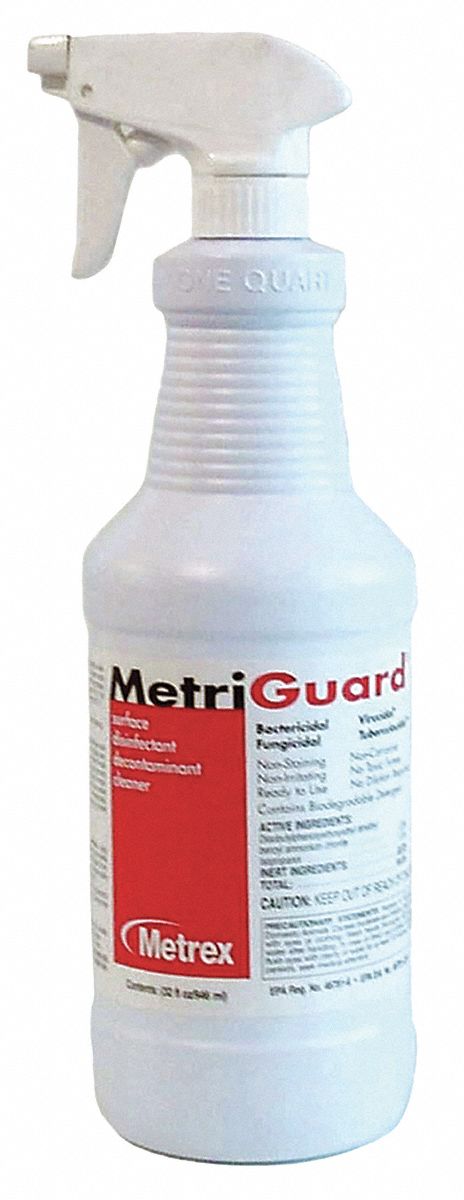 METRIGUARD, Trigger Spray Bottle, 32 oz Container Size, Surface ...