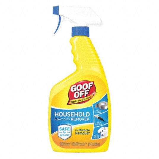 GOOF OFF, Trigger Spray Bottle, 22 oz Container Size, Adhesive Remover ...