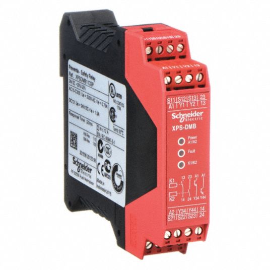 SCHNEIDER ELECTRIC, DIN-Rail Relay Mounting, 16 Pins/Terminals, Safety ...
