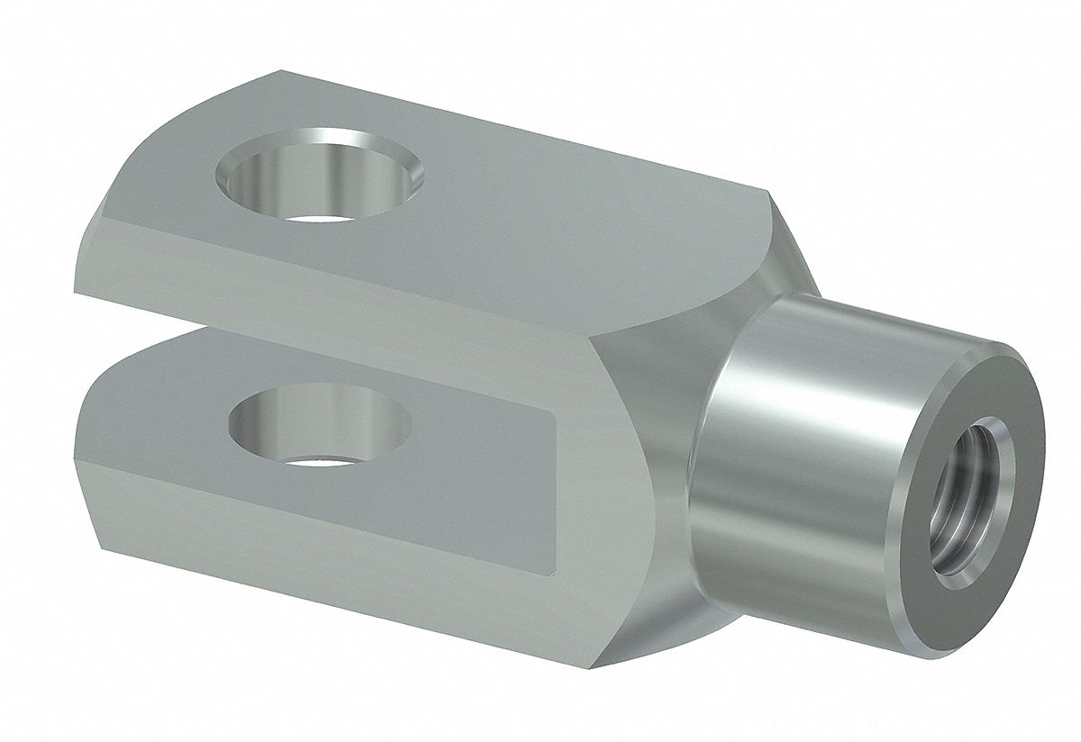 M5 Thread Size, 5 mm Socket Hole Size, Clevis Clip with Bolt - 6UDU7 ...