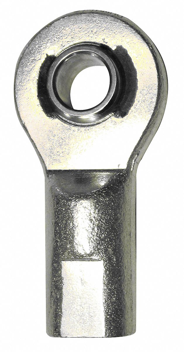 BANSBACH EASYLIFT, Zinc-Plated Steel, 8.1 mm Eyelet Dia, Hinge Eye End ...