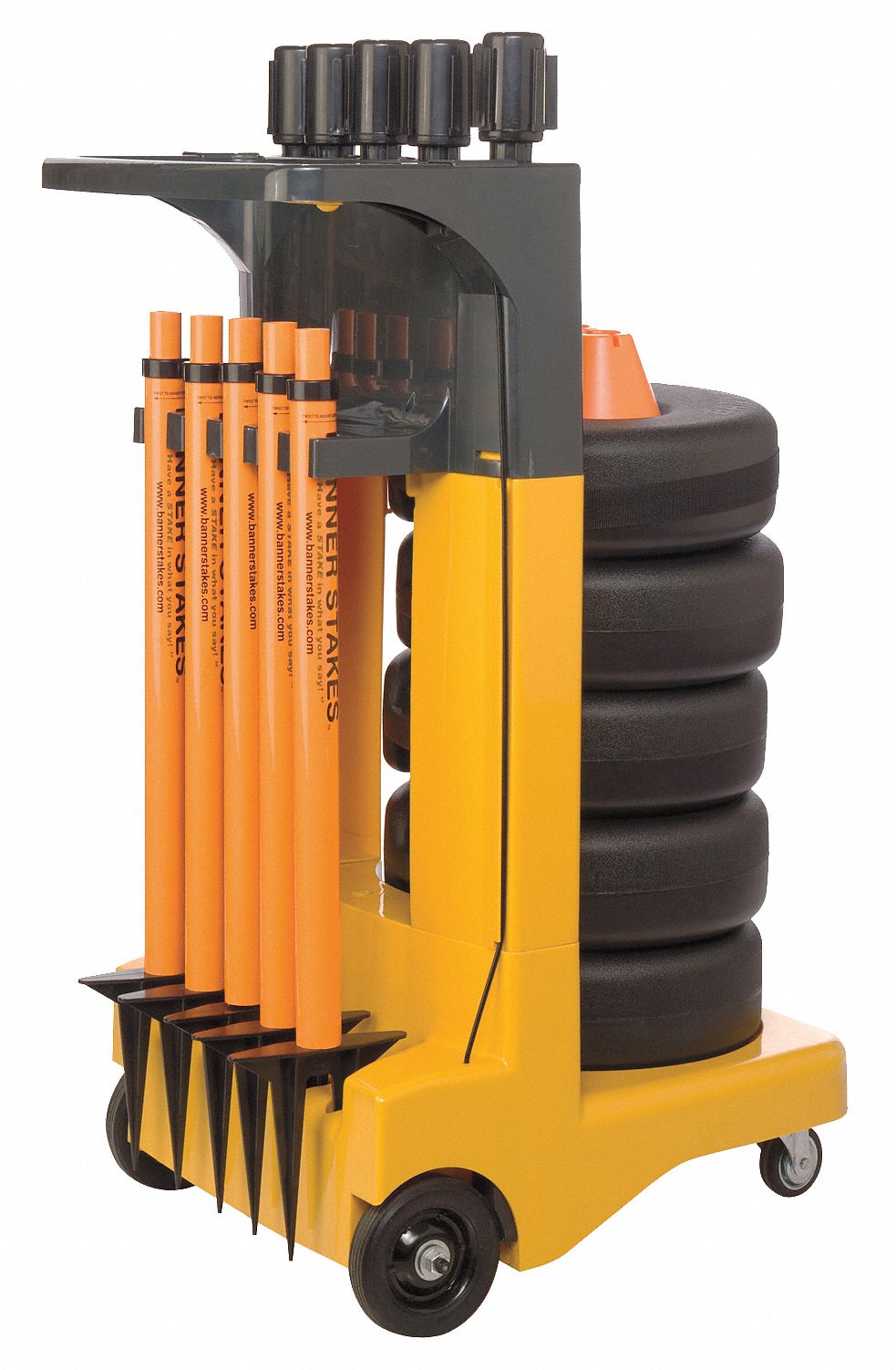 Barricade System,Orange,Keep Area Clear - Grainger