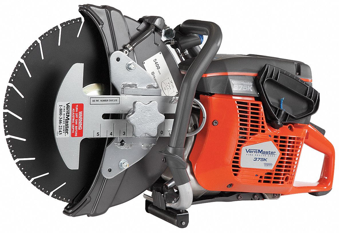 VENTMASTER, 14 in Blade Dia., Wet/Dry, Concrete Saw - 6UET4|TV406-506 ...