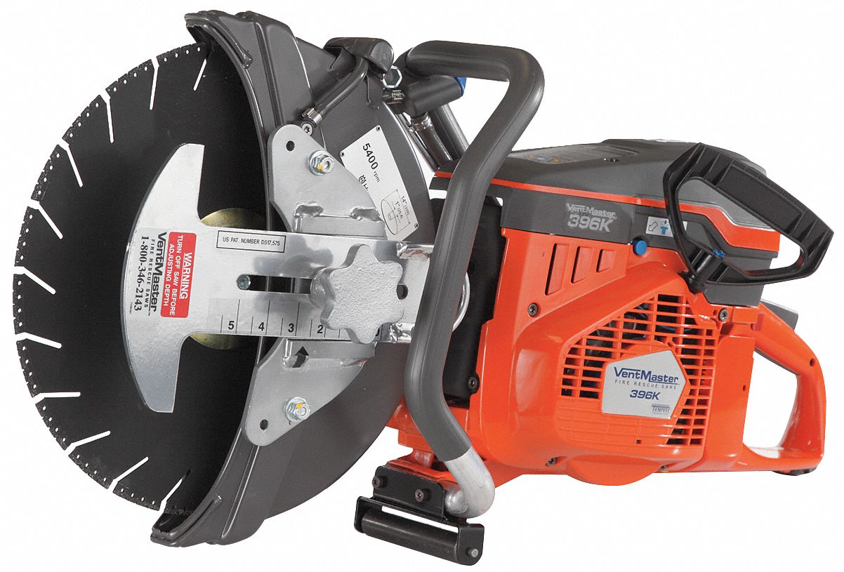 VENTMASTER, 14 in Blade Dia., Wet/Dry, Concrete Saw - 6UET5|TV406-507 ...