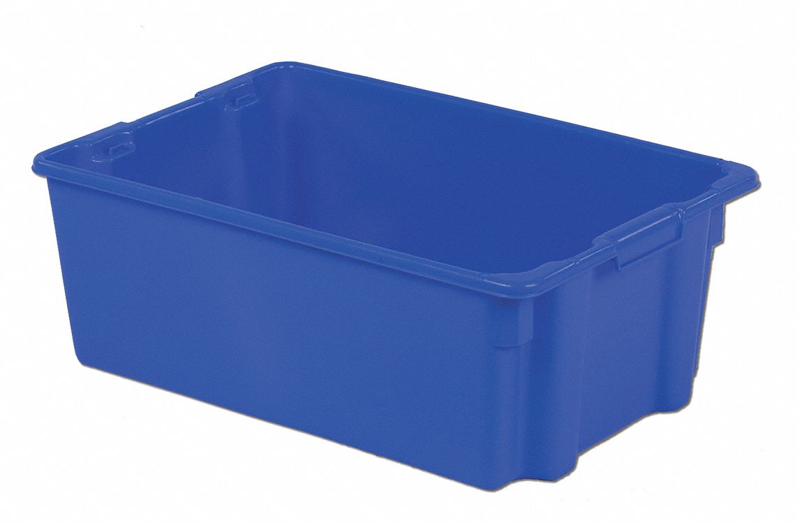 LEWISBINS Contenedor Apilable,Azul,Plastico - Contenedores de Pared ...