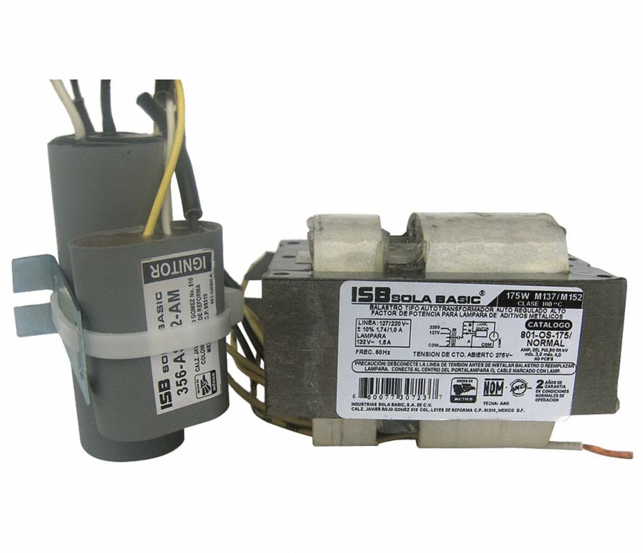 ISB SOLA BASIC Balasto Magnético, 320 Watts de Entrada, 127/220 Voltaje ...