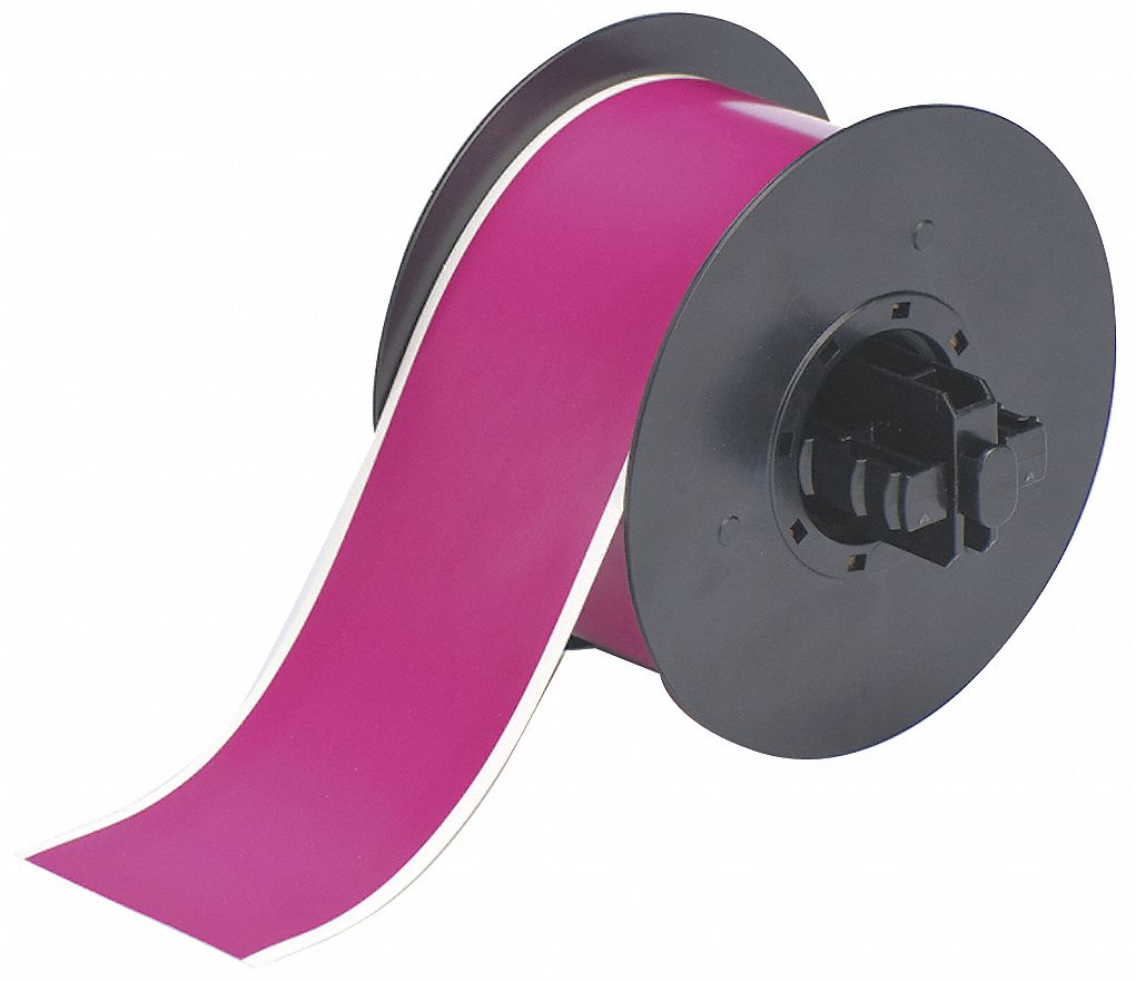 2 1/4 in x 100 ft, Vinyl, Continuous Label Roll - 6UMN8|B30C-2250-595 ...