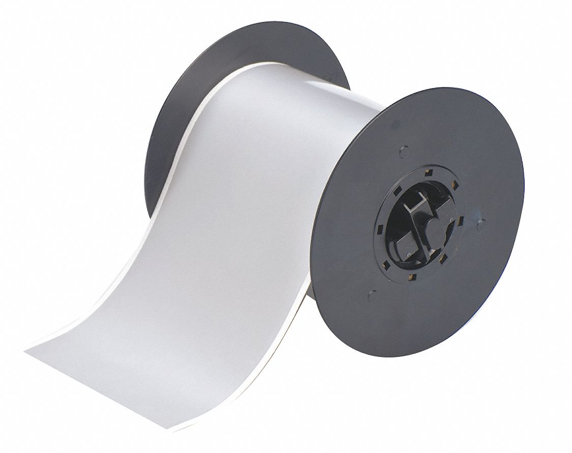 4 in x 100 ft, Metallized Polyester, Continuous Label Roll - 6UNL6|B30C ...