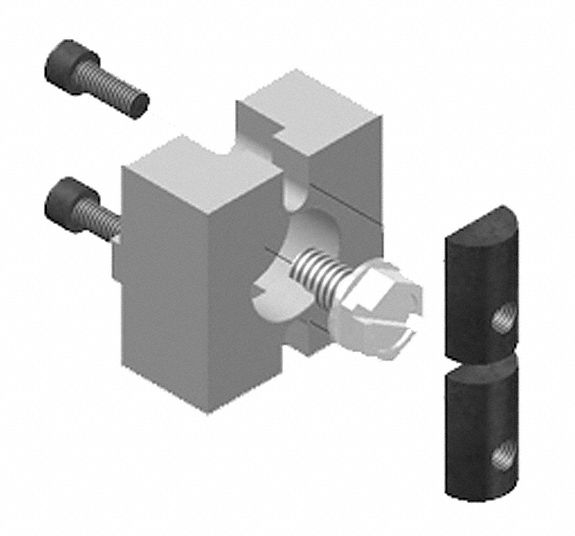 Machine-Less Fastener, 2 29/32 in x 23/64 in x 4 in, Machine-Less ...