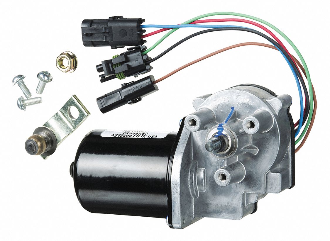 12 V Volt, 1 in, Wiper Motor - 6URV7|AX9204F - Grainger