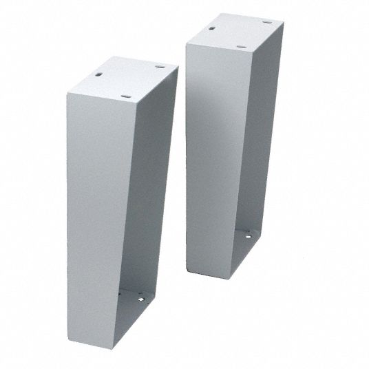 RITTAL Enclosure Floor Stand, RAL 7035 (Light Gray) Powder Finish, For ...