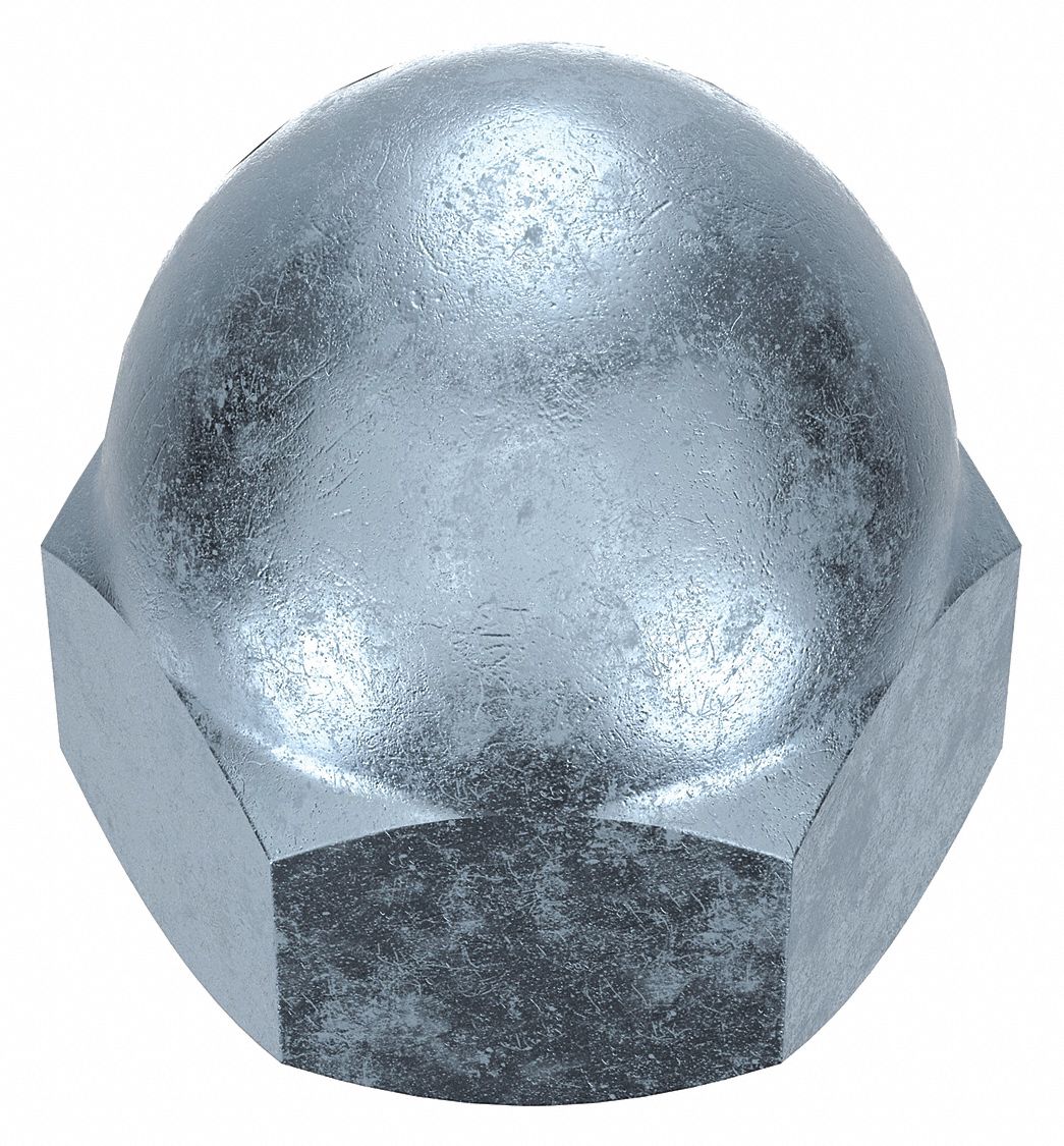 Low Crown, 1/4"-28 Thread, Cap Nut - 6UUT0|CPB185 - Grainger