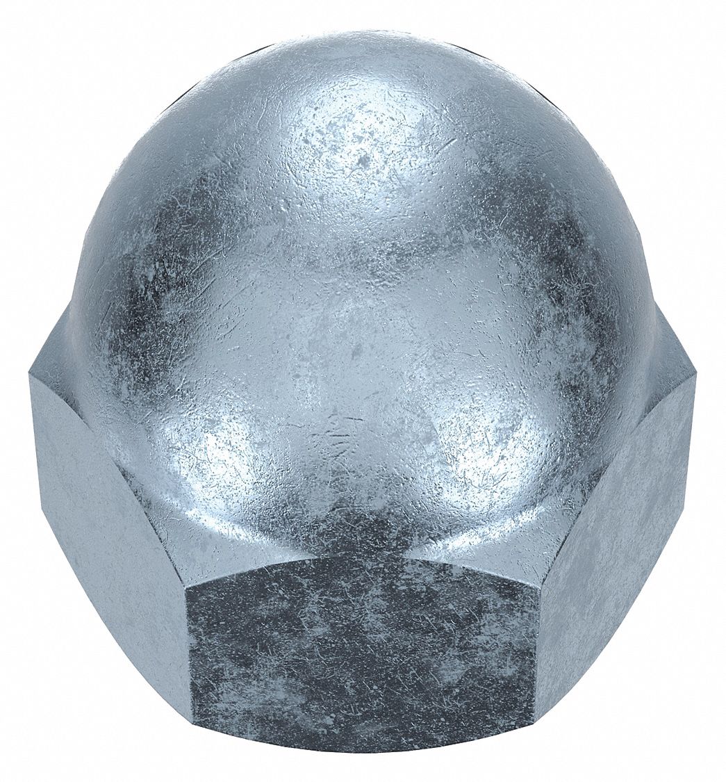 Low Crown, 5/16"-18 Thread, Cap Nut - 6UUT1|CPB186 - Grainger