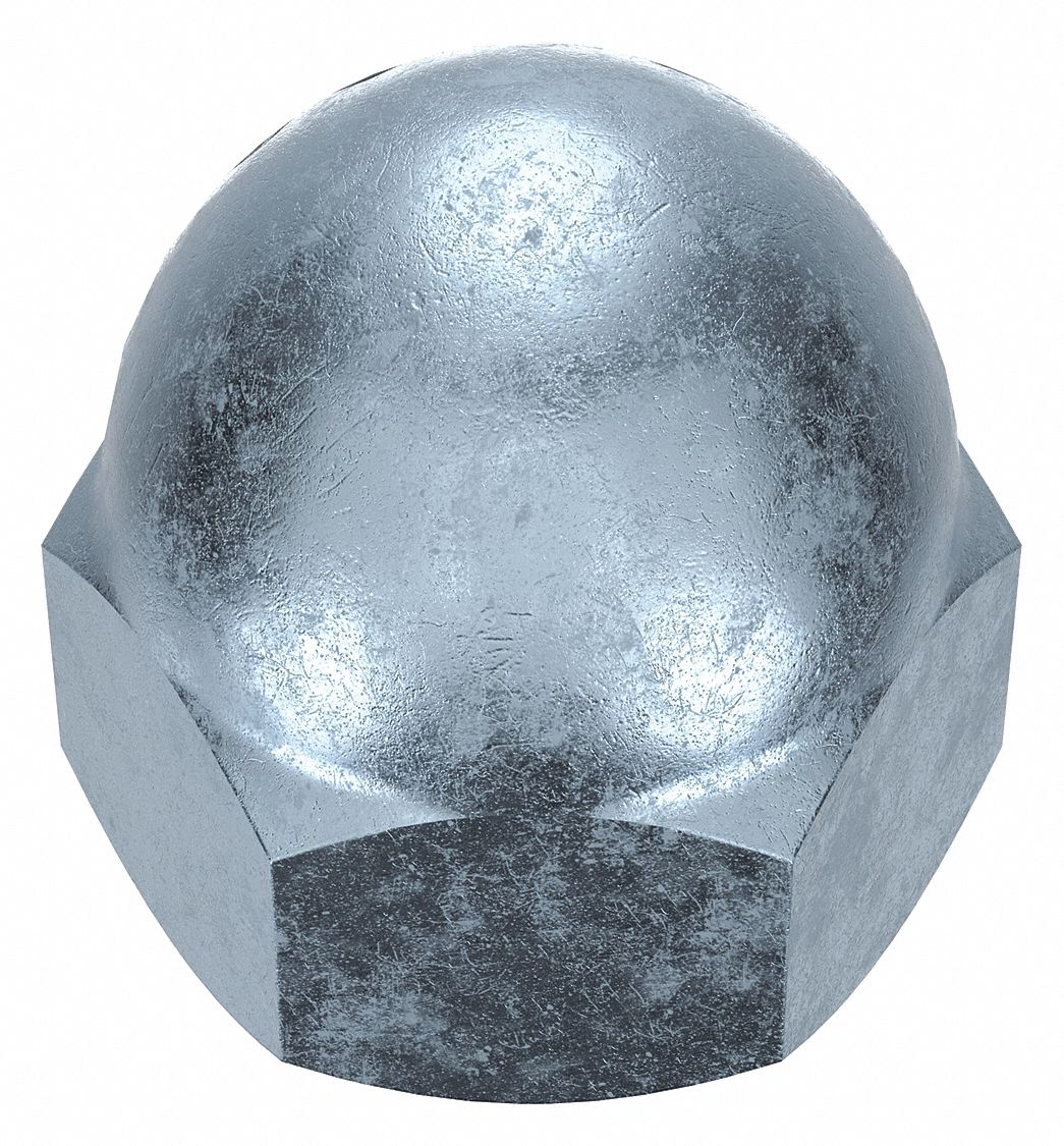 Low Crown, 5/16"-24 Thread, Cap Nut - 6UUT2|CPB187 - Grainger