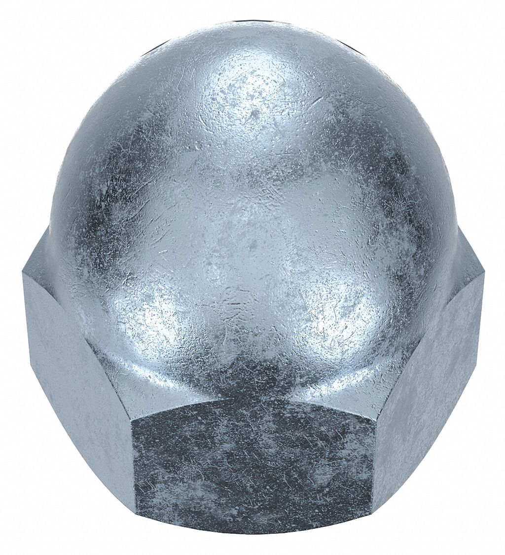 Low Crown, 3/8"-16 Thread, Cap Nut - 6UUT3|CPB188 - Grainger