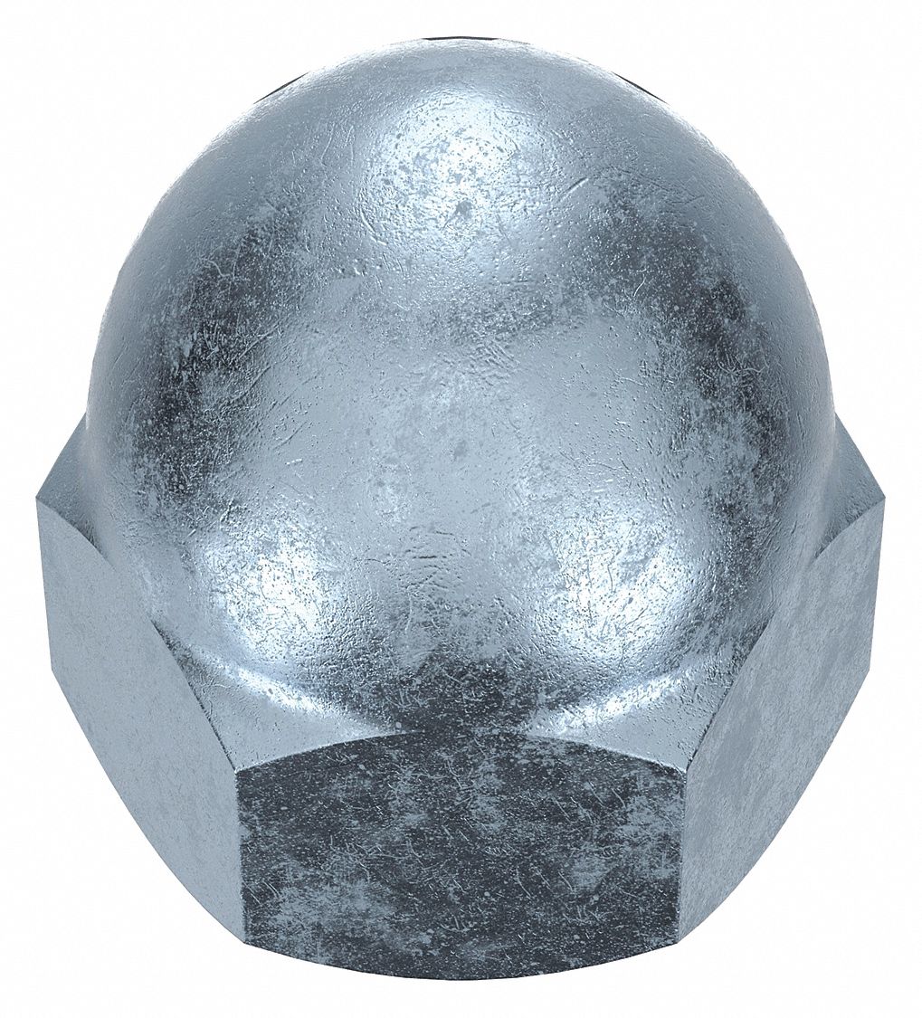 Low Crown, 3/8"-24 Thread, Cap Nut - 6UUT4|CPB189 - Grainger